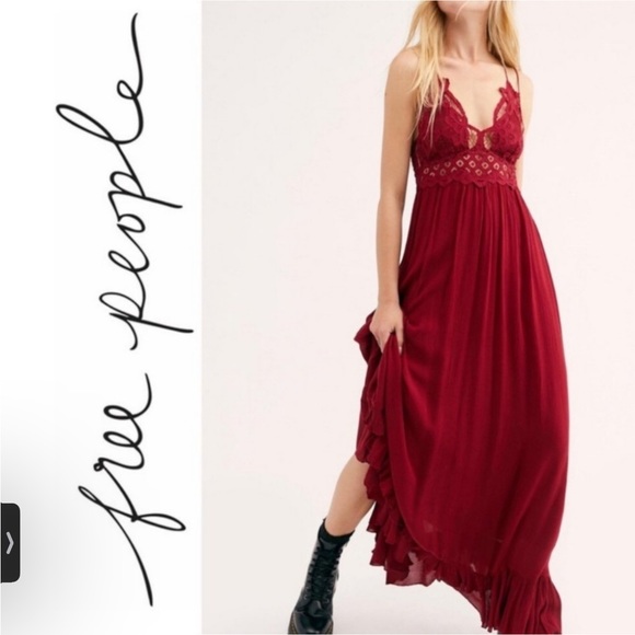Free People Dresses Nwt Free People Adella Maxi Dress Poshmark